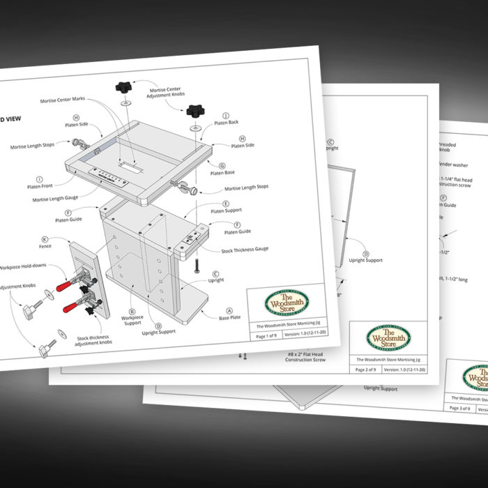 Benchtop Mortising Jig Plans | The Woodsmith Store
