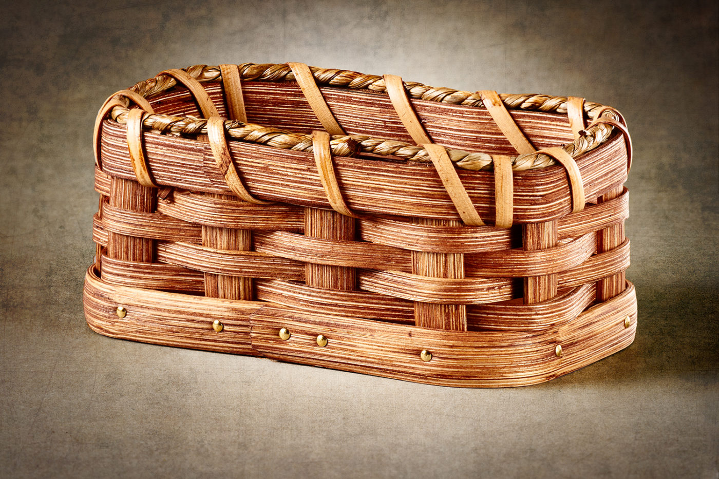Amish Handmade Basket – Business Card Holder | The Woodsmith Store