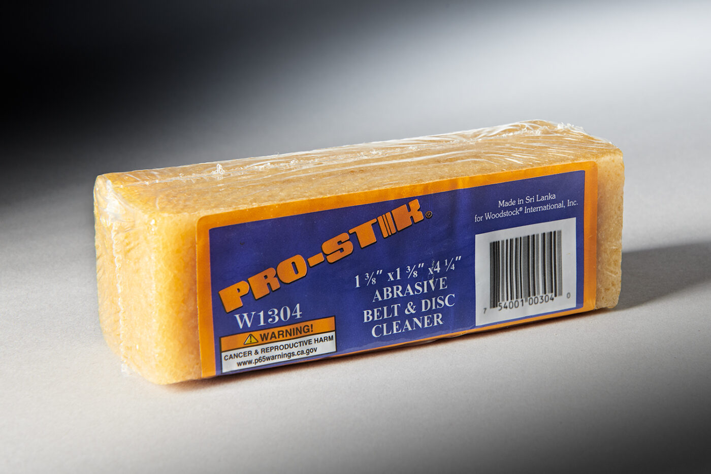 Woodstock ProStick Abrasive Belt Cleaner | The Woodsmith Store