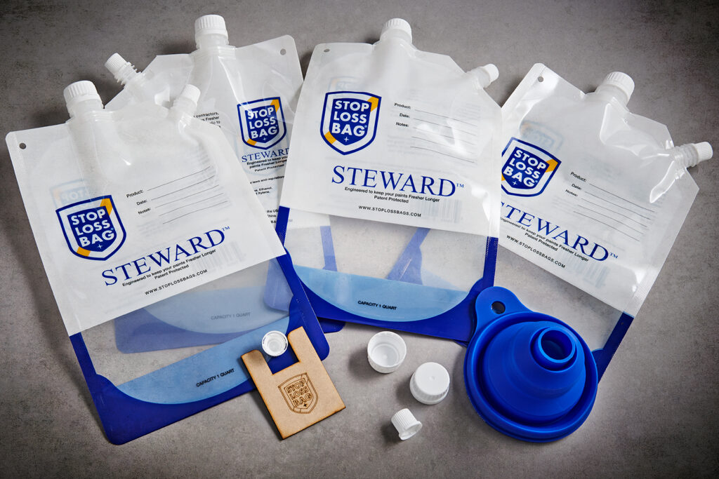 Steward Latex Paint Storage Bag Kit | The Woodsmith Store